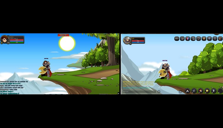 Hey! Who updated the world!? on Adventure Quest 2D